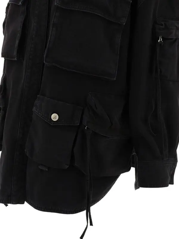 Attico Fern Denim Jacket - Black