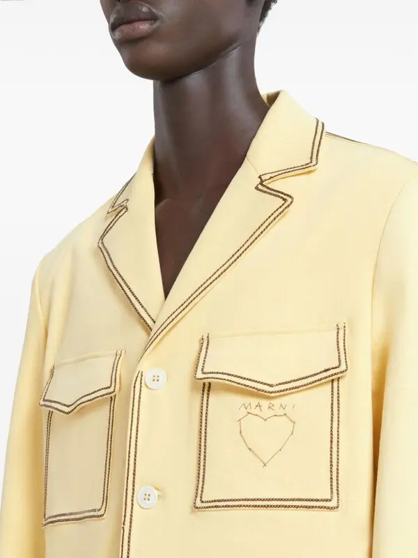 Marni Notched Lapels Blazer