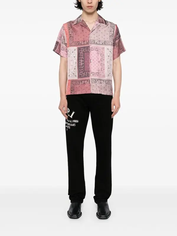 Amiri Logo-appliqué Straight-leg Jeans