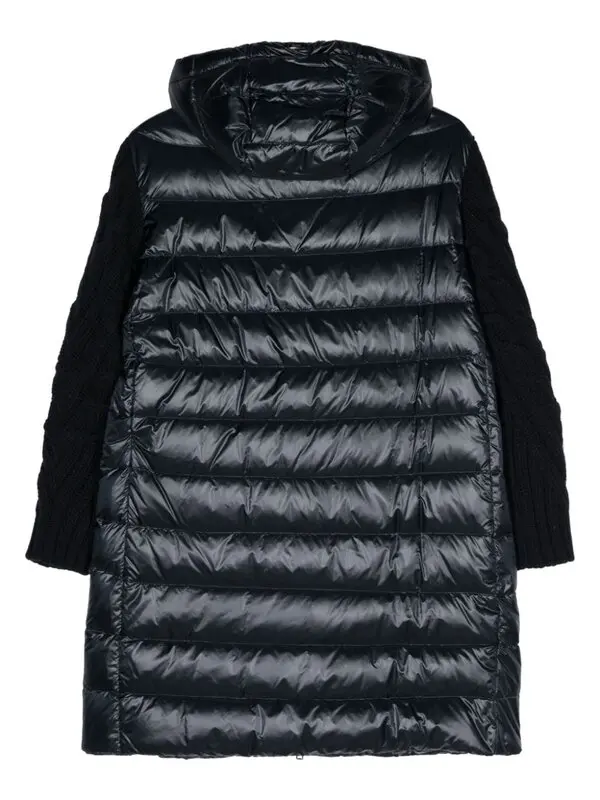 Herno Knit-sleeves Padded Coat