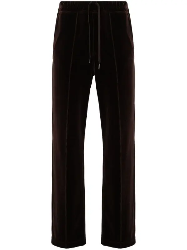 TOM FORD Straight-leg Velour Track Pants