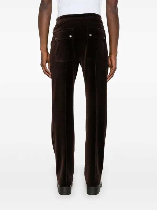 TOM FORD Straight-leg Velour Track Pants