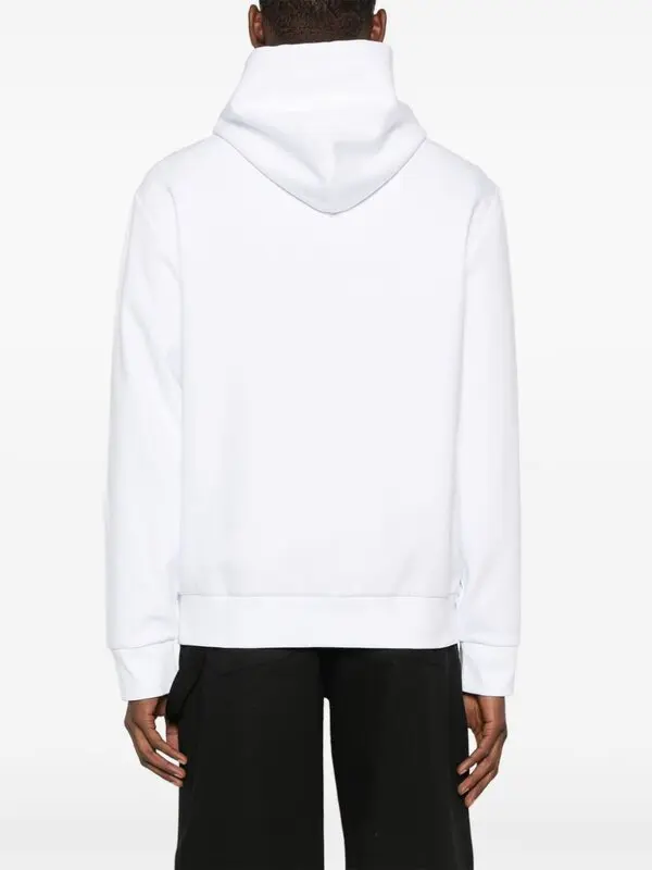 Polo Ralph Lauren Embroidered Logo Cotton Blend Hoodie - White