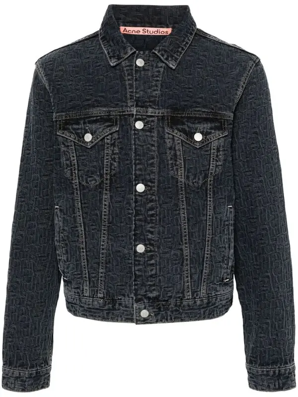 Acne Studios Logo-embossed Denim Jacket