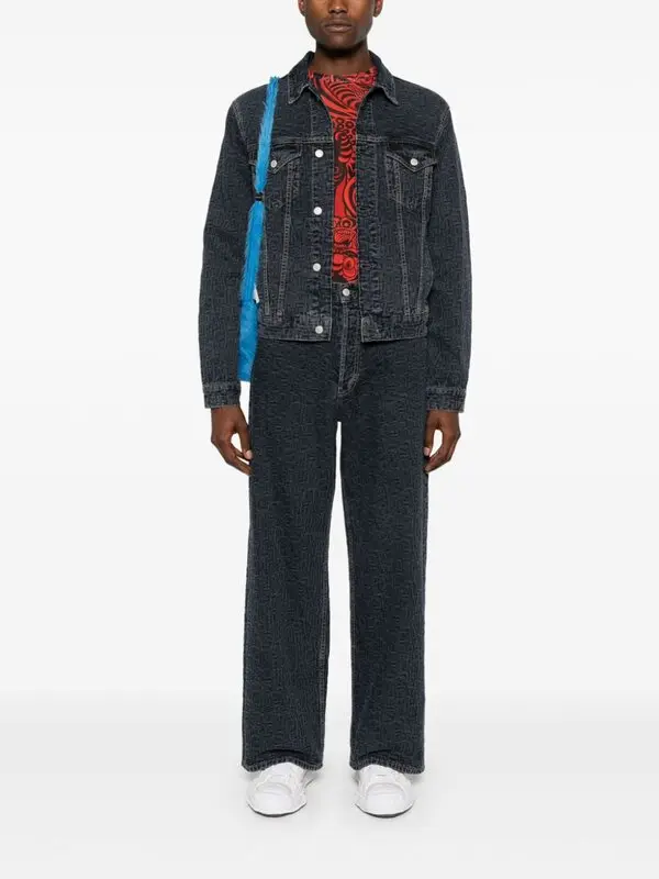 Acne Studios Logo-embossed Denim Jacket