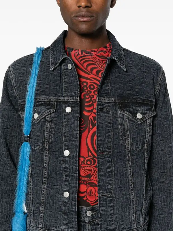 Acne Studios Logo-embossed Denim Jacket