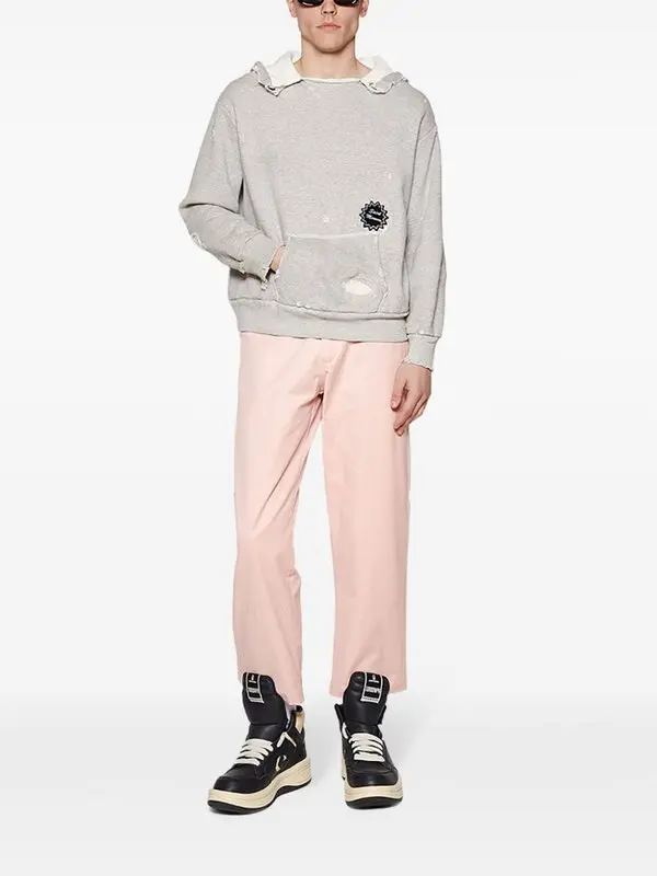 SAINT MXXXXXX Cropped Cotton Chinos