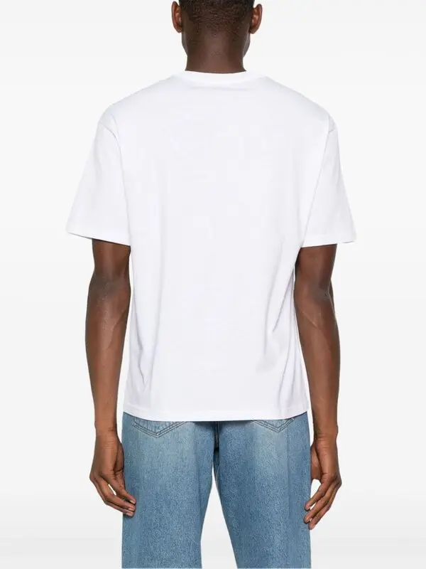 A.p.c. Logo-print Cotton T-shirt - White
