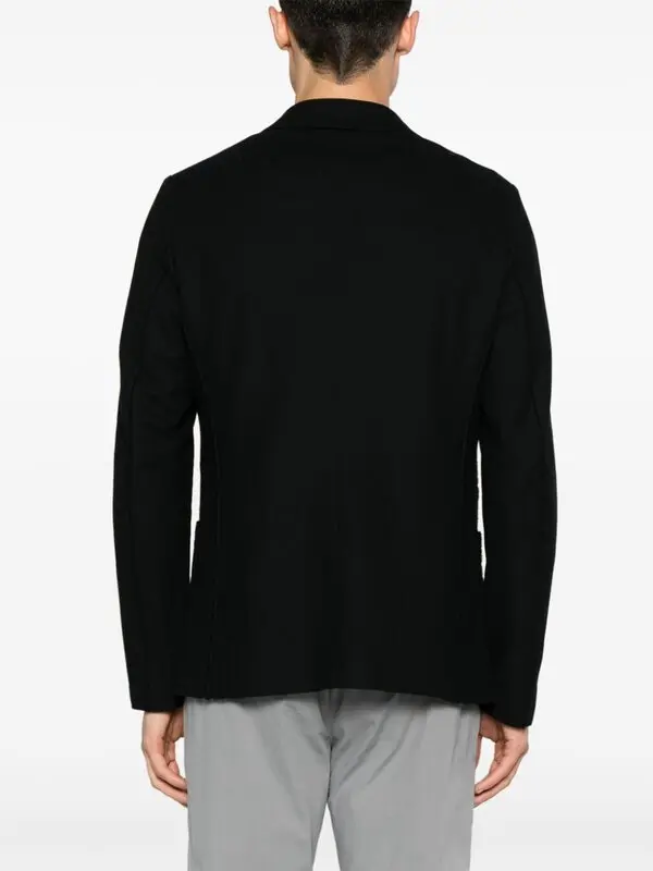 Harris Wharf London Notched-lapel Single-breasted Blazer - Black