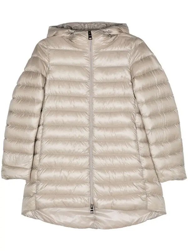 Herno Hooded Down Parka Neutrals Editorialist