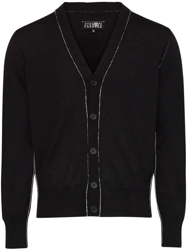MAISON MARGIELA Single-stitch Fine-knit Cardigan