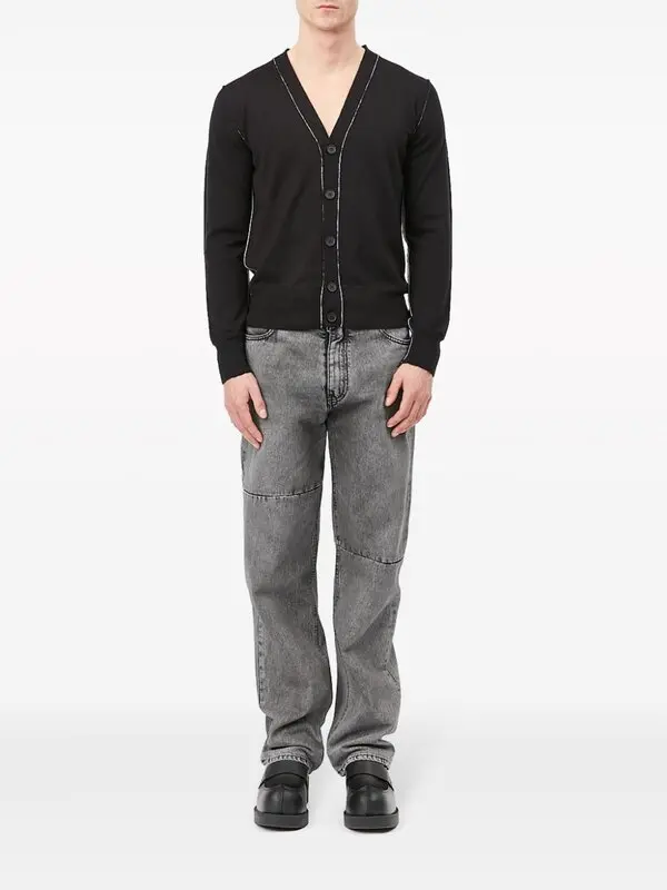 MAISON MARGIELA Single-stitch Fine-knit Cardigan