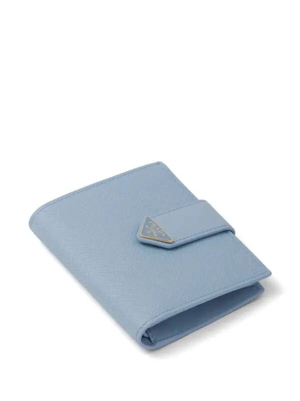 Prada Small Logo-plaque Leather Wallet