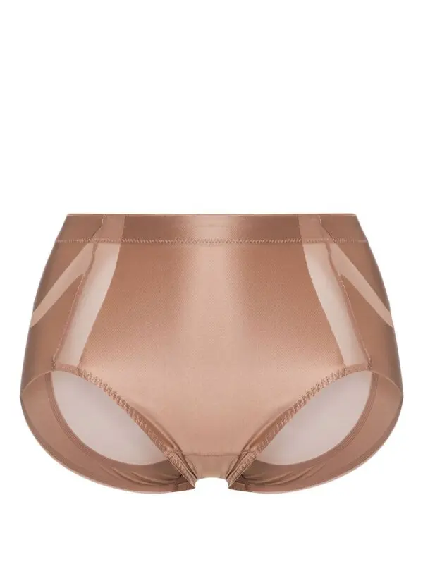 Spanx Shapping Satin High-waisted Briefs