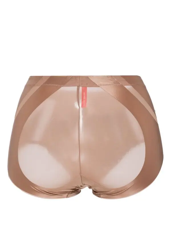 Spanx Shapping Satin High-waisted Briefs