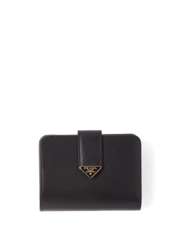 Prada Triangle-logo Leather Bi-fold Wallet