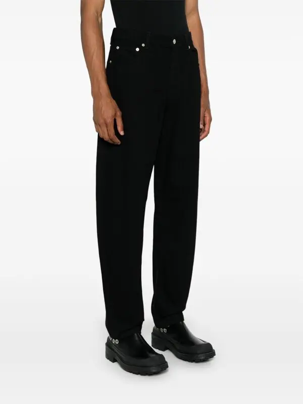 Alexander McQueen Mid-rise Barrel Jeans