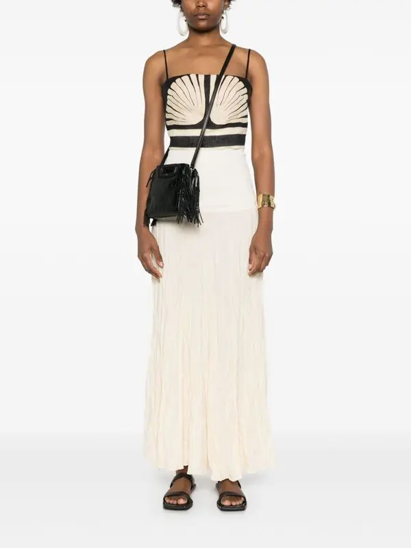 Maje Fringed Mini Bag - Black