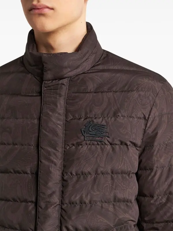 Etro Paisley Print Puffer Jacket