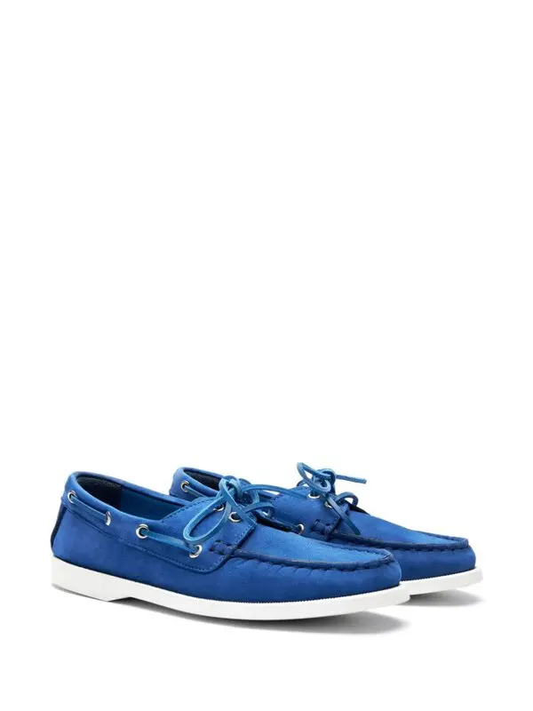 SCAROSSO Suede Loafers - Blue