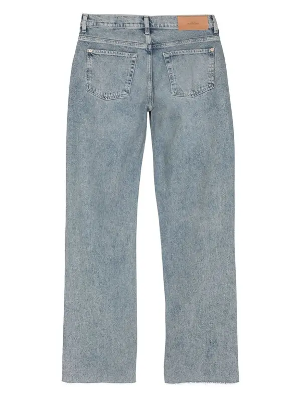 7 For All Mankind Tess High-rise Straight-leg Jeans