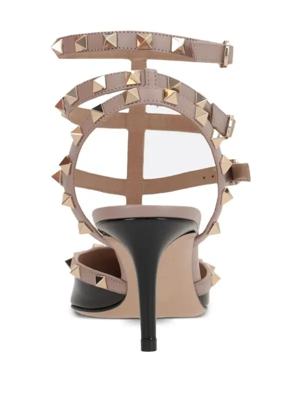 Valentino Garavani Rockstud Caged Pumps 65mm - Black