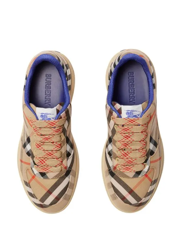Burberry Terrace Checked Sneakers