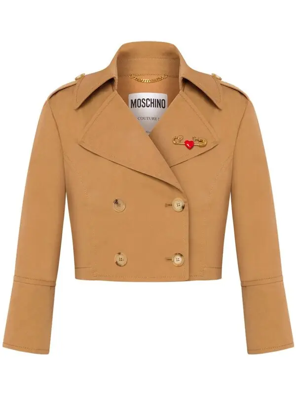 Moschino Cropped Double-breasted Jacket