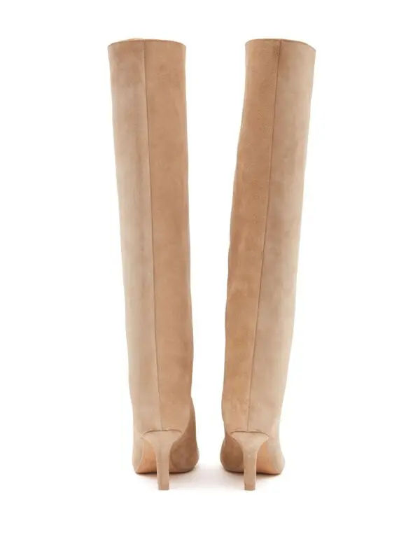 MAISON MARGIELA Anatomic Slip-on Suede Boots - Neutrals