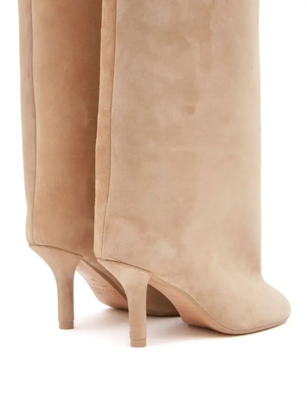 MAISON MARGIELA Anatomic Slip-on Suede Boots - Neutrals