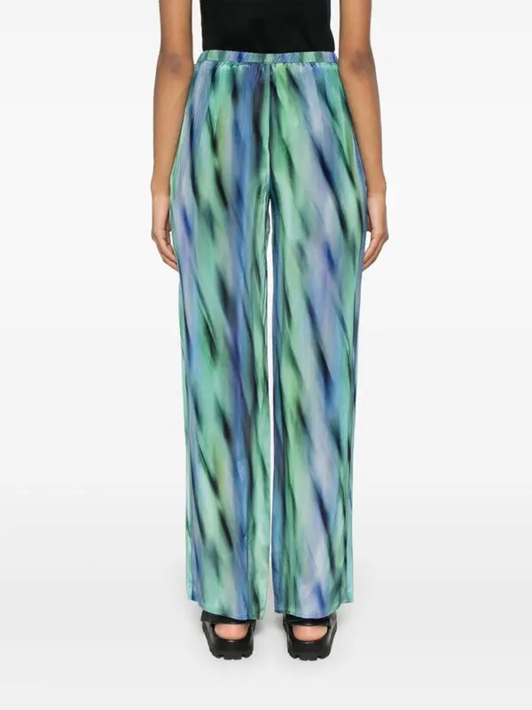 Armani Exchange Abstract-print Lightweight Straight Trousers