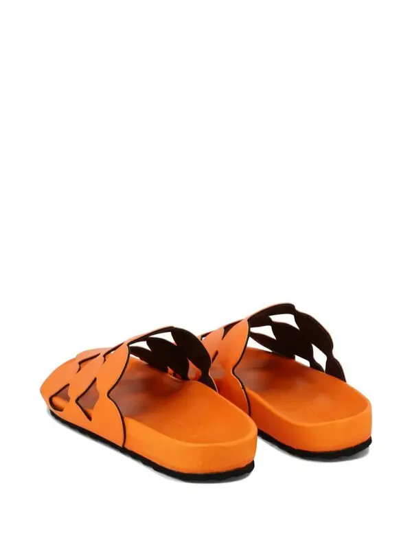 Pierre Hardy Circle-motif Leather Sandals