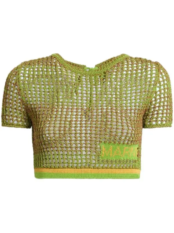 Marni Crochet-knit Cropped Top