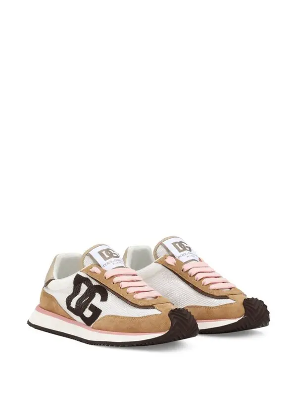 Dolce & Gabbana Mixed-material Sneakers - White