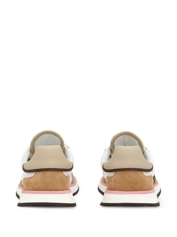 Dolce & Gabbana Mixed-material Sneakers - White