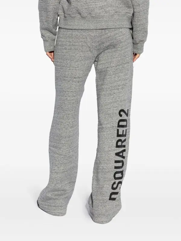 Dsquared2 Logo Print Track Pants - Grey
