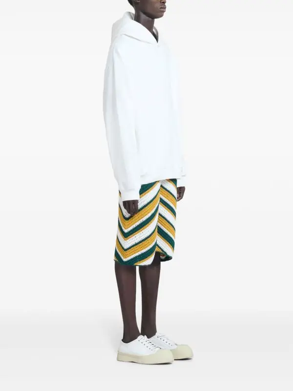 Marni Crochet-knit Shorts - Green