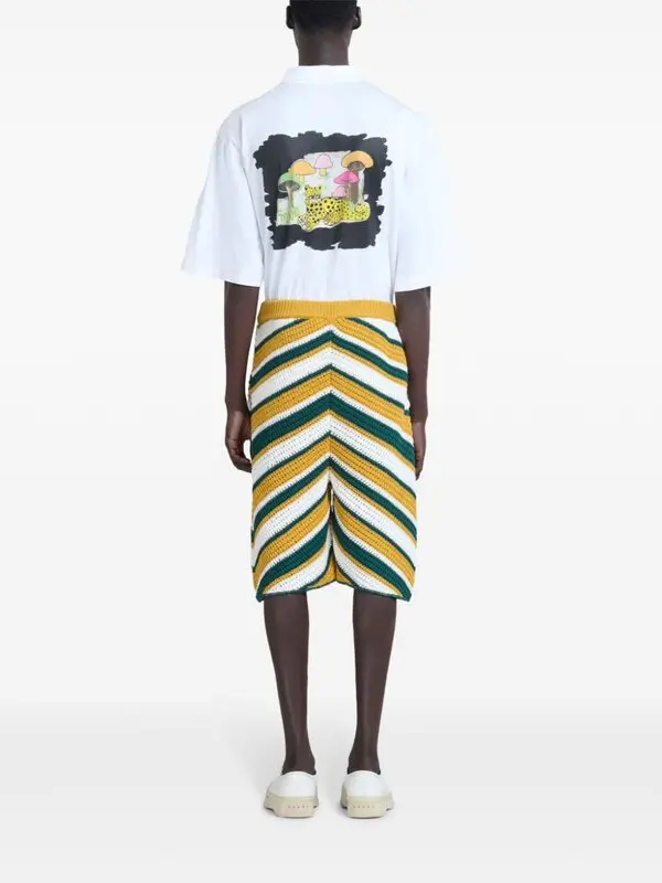 Marni Crochet-knit Shorts - Green