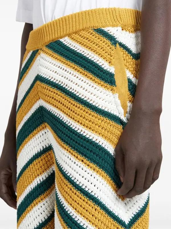 Marni Crochet-knit Shorts - Green