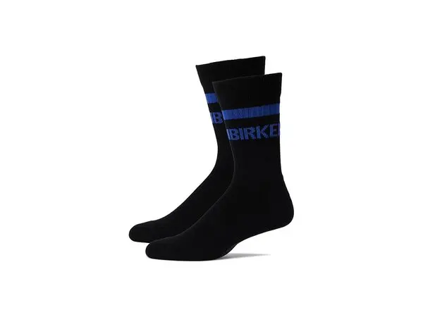 BIRKENSTOCK Cotton Crew Stripe Socks - Black