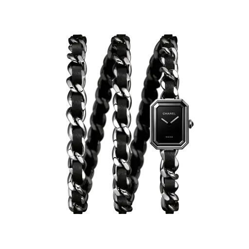 Chanel Première Iconic Chain Watch - Noir