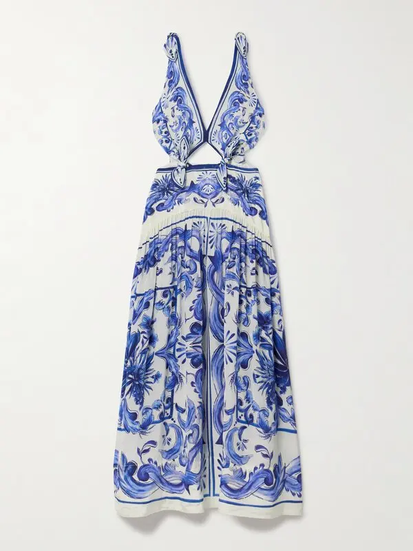 princess polly baby blue dress Pretty Lavish Sheree Printed Midaxi Dress - Blue