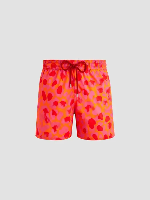 Vilebrequin New Leopard Graphic Swim Trunks