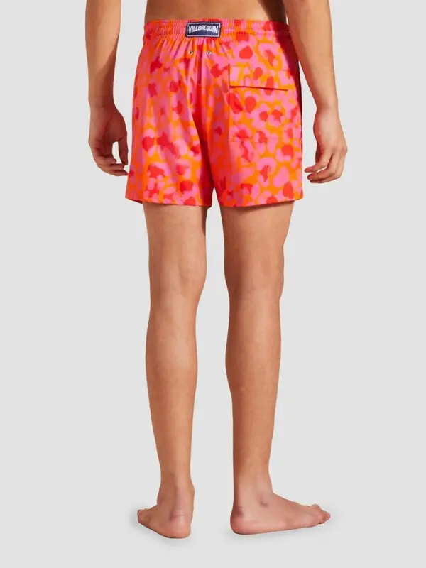 Vilebrequin New Leopard Graphic Swim Trunks