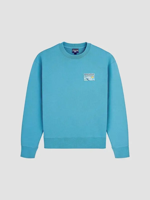Vilebrequin X Maison Kitsuné Waves Cotton Sweatshirt