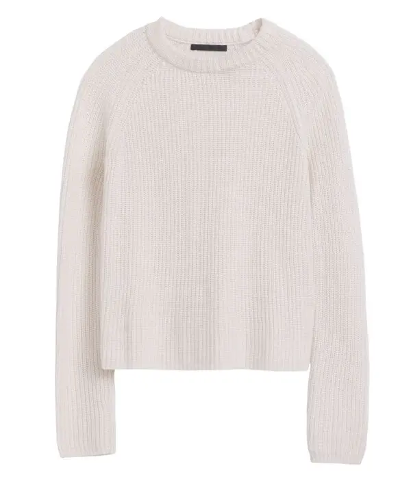 Jenni Kayne Cashmere Fisherman Sweater - Ivory