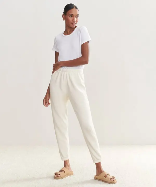Jenni Kayne Saturday Sweatpant - Cream