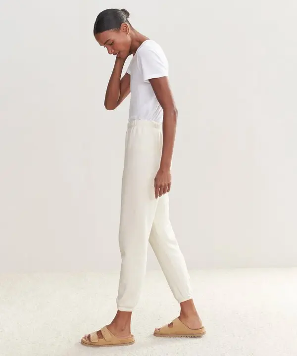 Jenni Kayne Saturday Sweatpant - Cream