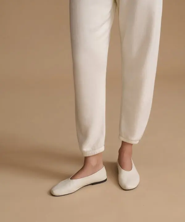Jenni Kayne Saturday Sweatpant - Cream