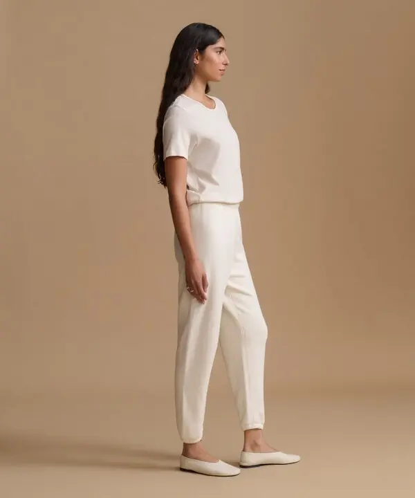 Jenni Kayne Saturday Sweatpant - Cream